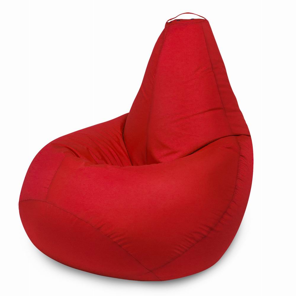 Кресло мешок груша XXL Миди, оксфорд, красный