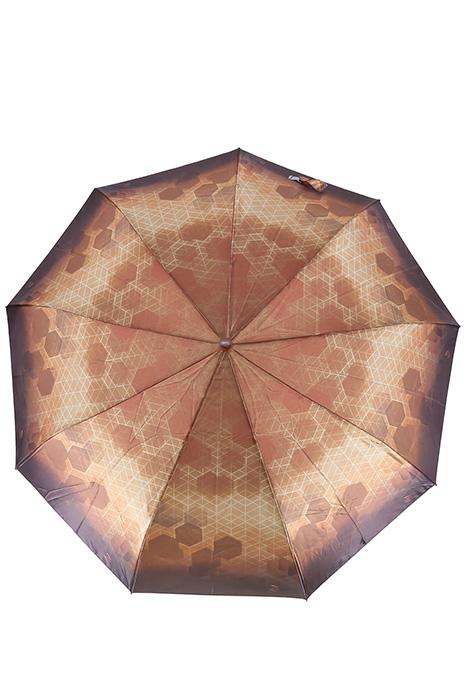 Зонт складной женский автоматический frei Regen 1008 FCS коричневый