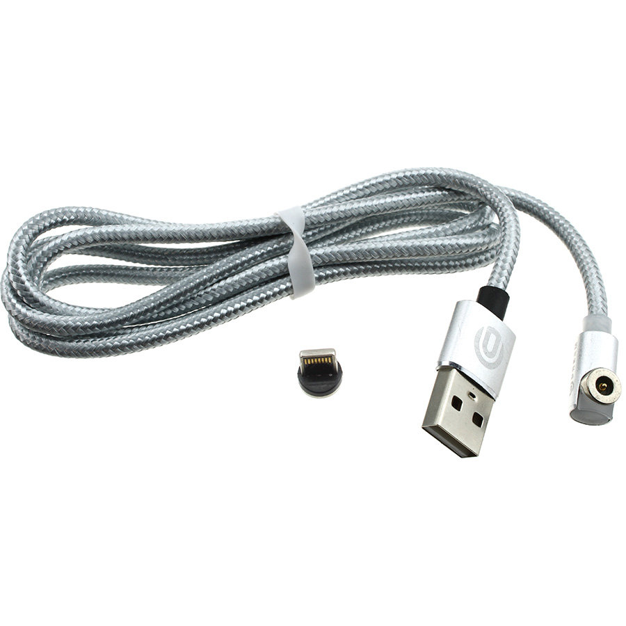 Дата-кабель DREAM U50 USB - Lightning 1 м, серый