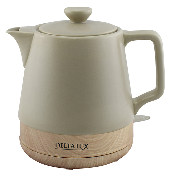 Чайник электрический Delta Lux DE-1013 1 л белый
