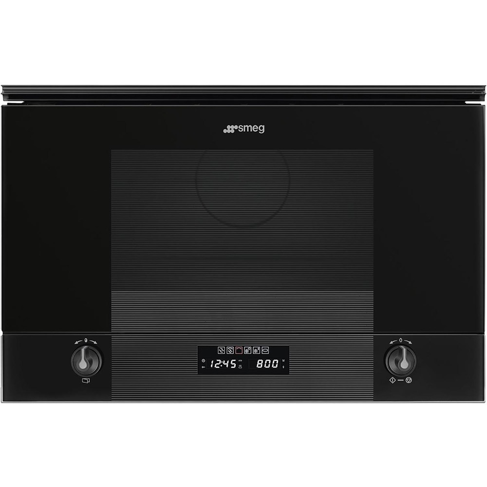 Встраиваемая микроволновая печь Smeg MP122B3 черная