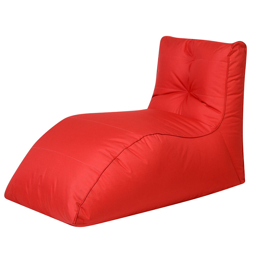 Бескаркасный модульный диван DreamBag Шезлонг one size, оксфорд, Красный