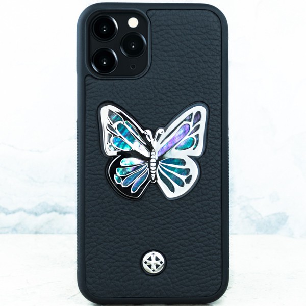 Чехол iPhone 13 Pro - Euphoria HM Premium Pearl Butterfly - Euphoria HM Premium