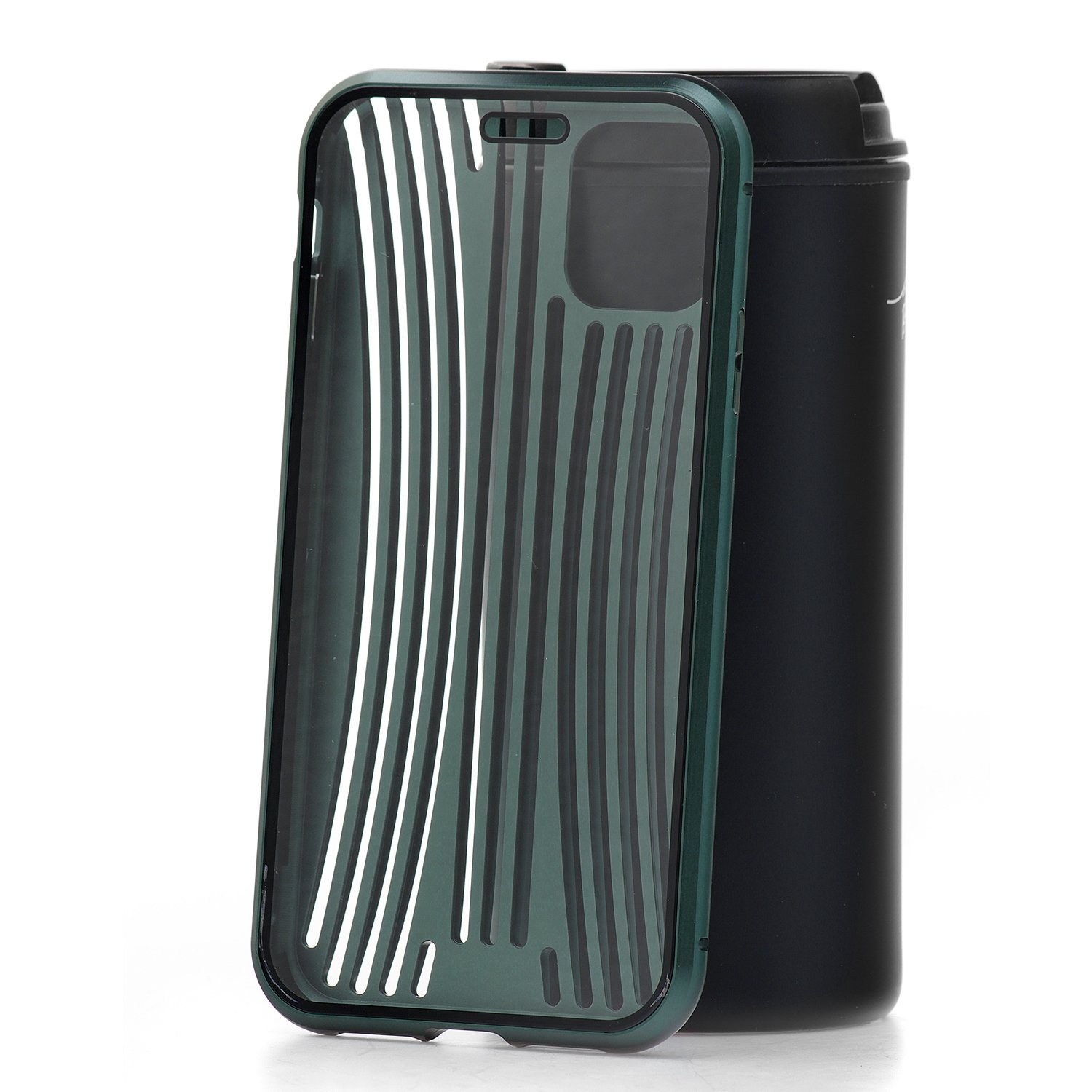 Чехол для Apple iPhone 11 Metal Suitcase Dark green
