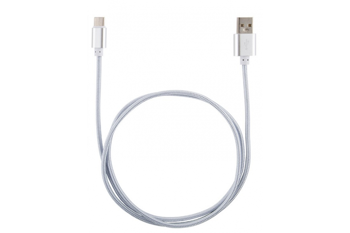 Кабель Energy ET-01 USB/Type-C, цвет - серебро