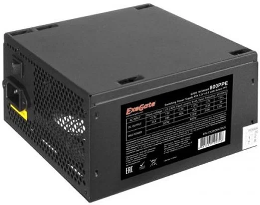 Блок питания ExeGate 800PPE 800W (EX260647RUS-PC)