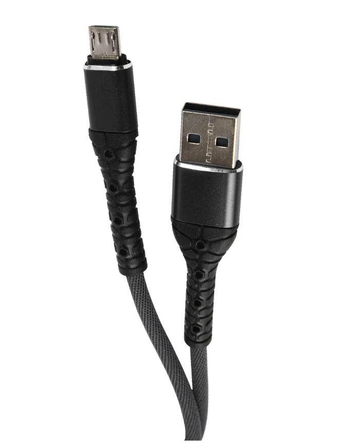 Кабель mObility USB-micro USB черный 1 м