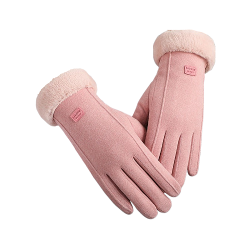 Перчатки женские WASABI TREND WH-00054 розовые, one size