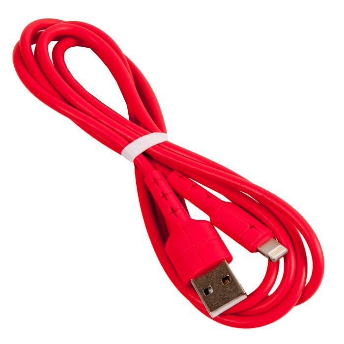 Кабель USB HOCO X30 Star для Lightning, 2.0 A, длина 1.2 м, красный