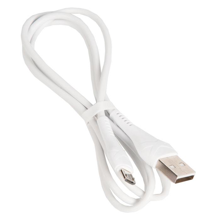 Кабель USB HOCO X37 Cool для Micro USB, 2.4 A, длина 1.0 м, белый