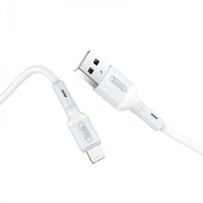 Кабель USB HOCO X65 Prime для Lightning, 2.4А, длина 1.0м, белый