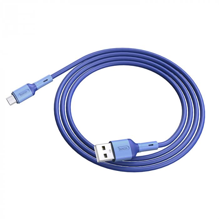 Кабель USB HOCO X65 Prime для Micro USB, 2.4А, длина 1.0м, синий