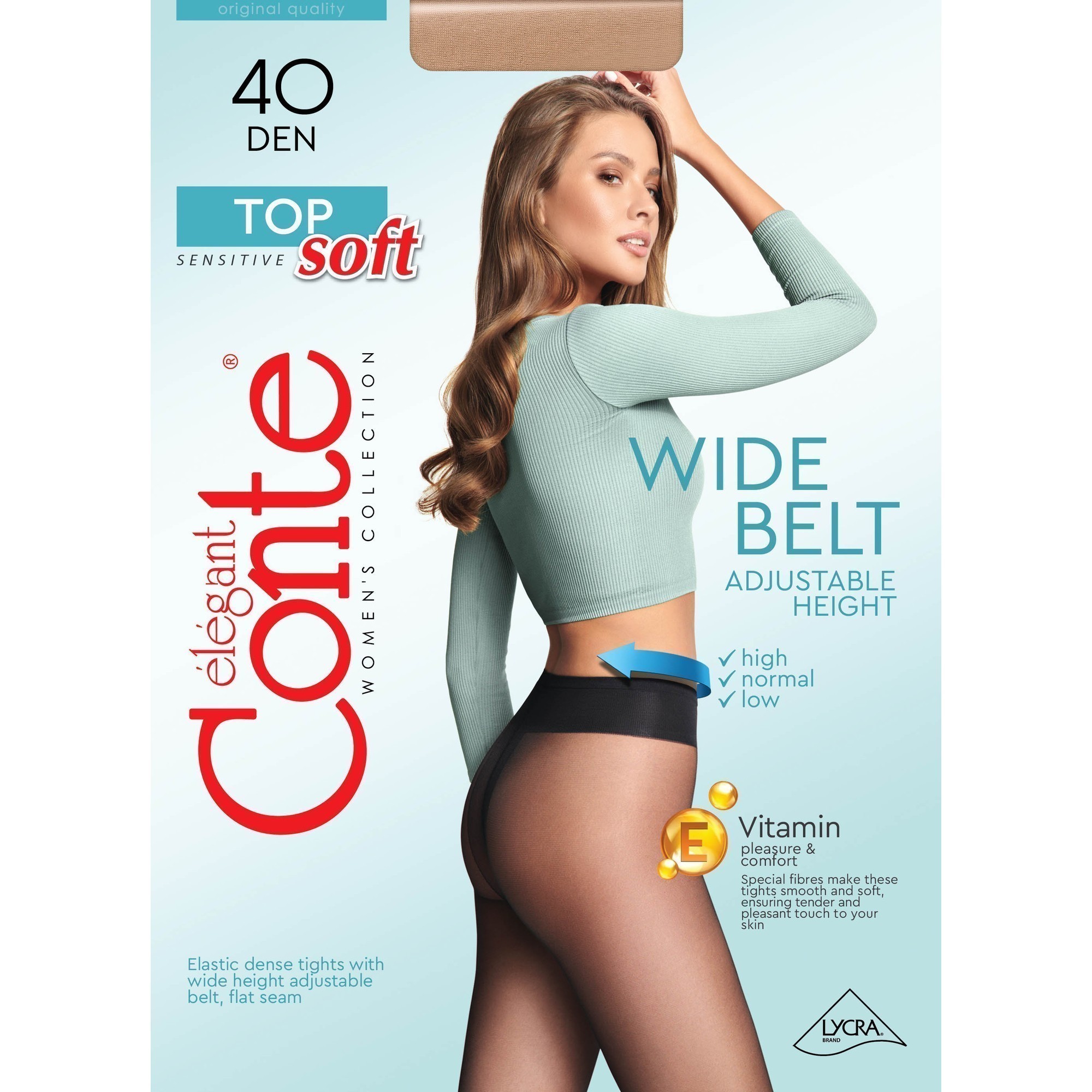 Колготки женские Conte TOP SOFT 40 серые 3