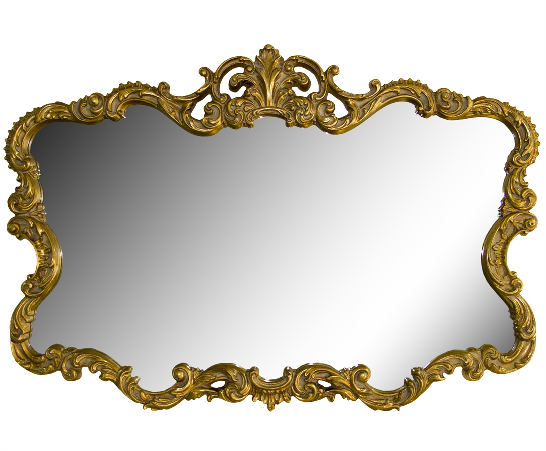 Зеркало настенное Glasar 45-011, золотистый