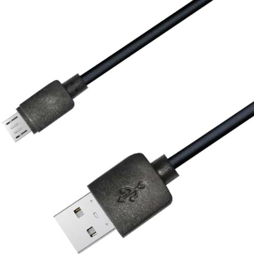 Кабель USB*2.0 Am-microB GAL , черный - 1 метр 1444