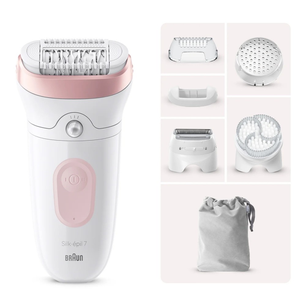 Эпилятор Braun Silk-epil SE7-060 белый