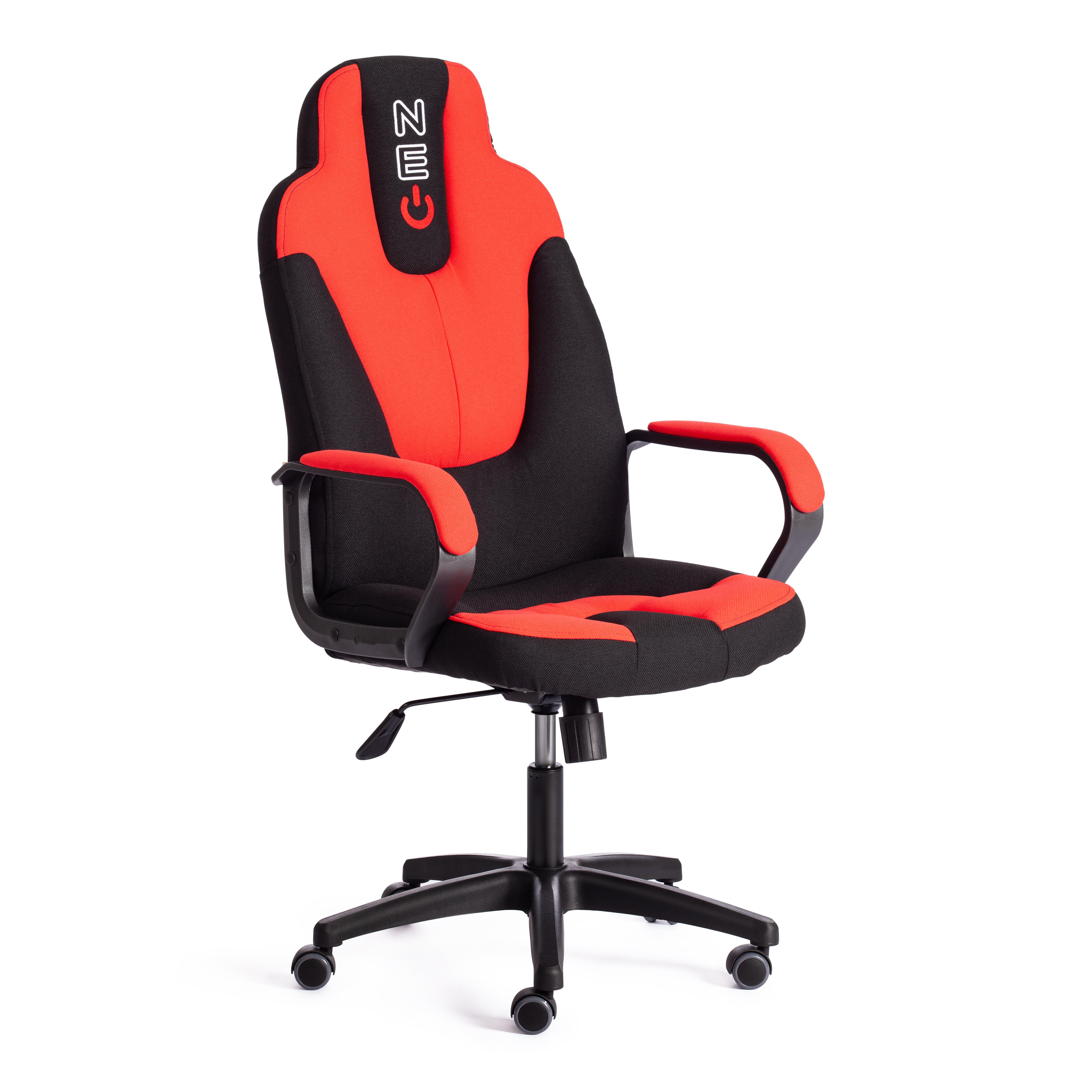 Кресло компьютерное TetChair NEO 2 (22) ткань, черный, красный
