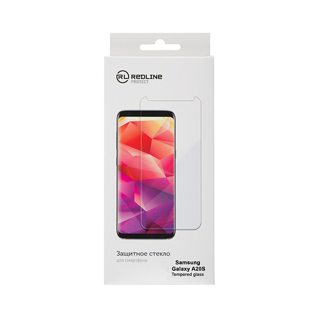 Защитное стекло для смартфона Red Line для Samsung Galaxy A20s, tempered glass