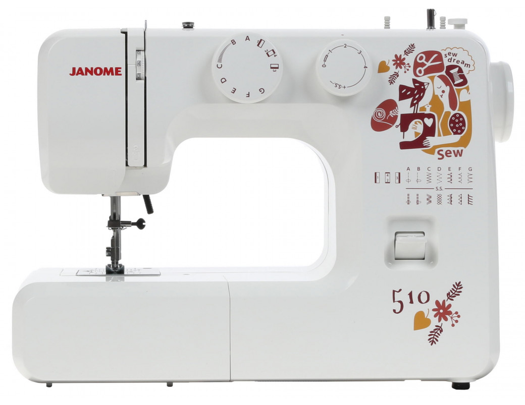 Швейная машина Janome Sew dream 510 белый
