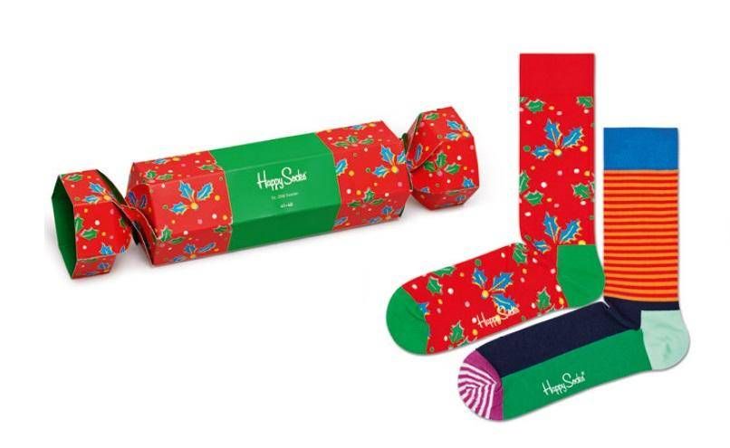 Подарочный набор носков мужских Happy socks XHOL02 разноцветных 41-46