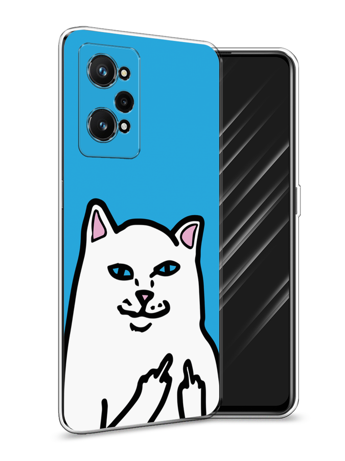 Чехол Awog на Realme GT Neo 3T "Кот жесть"