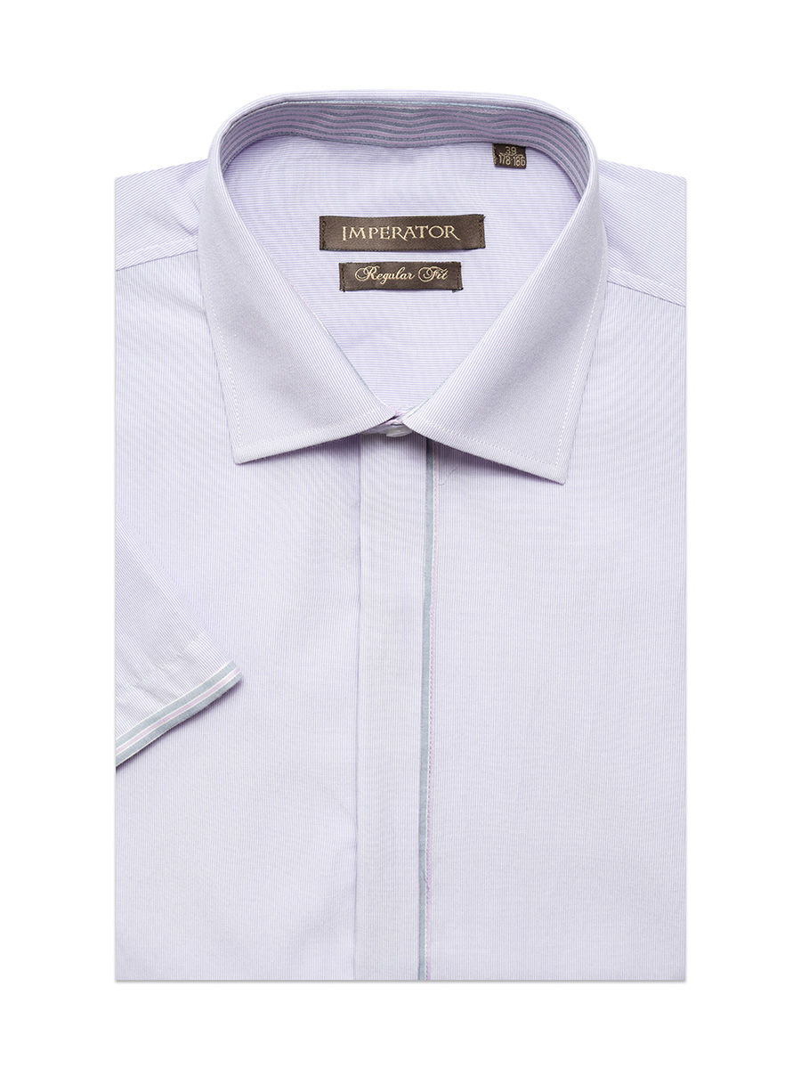 Рубашка мужская Imperator Agent 175-20-K фиолетовая 39/178-186