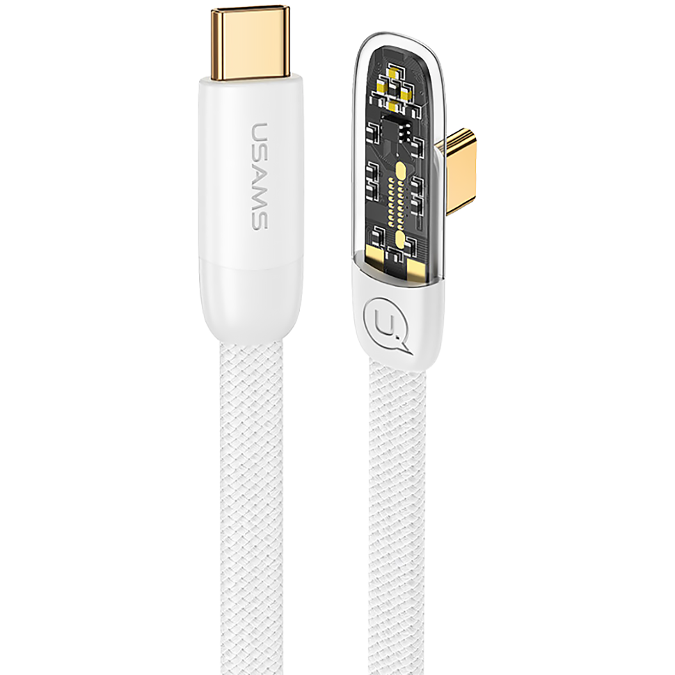 Кабель USB Type-C -USB Type-C Usams US-SJ584 1.2 м белый