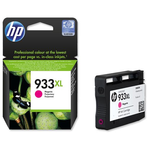 Картридж для струйного принтера HP 933XL (CN055AE) пурпурный, оригинал