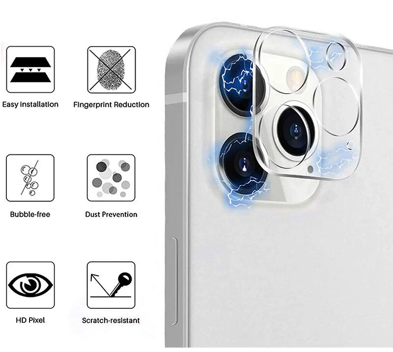 Защитное стекло на камеру iPhone 12 mini / Защита камеры
