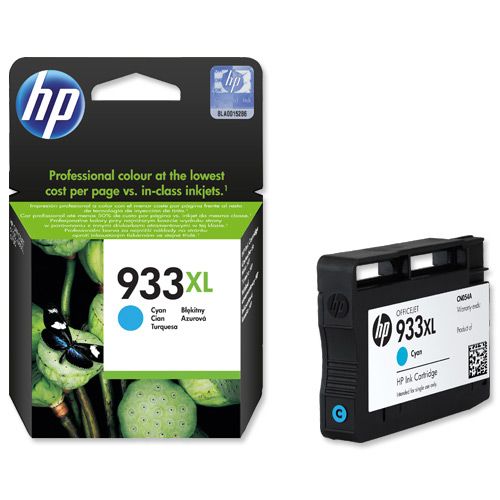 Картридж для струйного принтера HP 933XL (CN054AE) голубой, оригинал