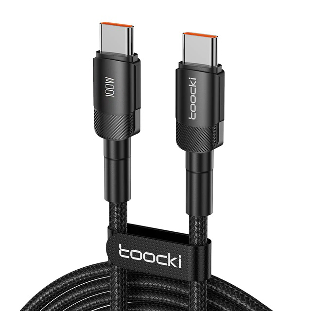 Кабель USB Type-C -USB Type-C rostest-plus Toocki 100 Вт, 3 метра 3 м черный