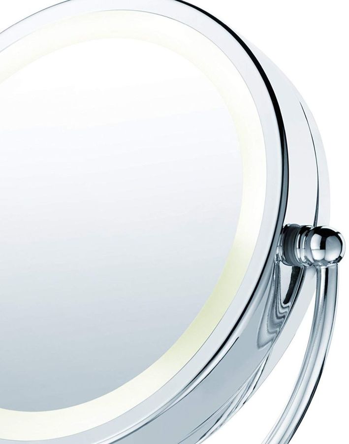 Зеркало Косметическое зеркало Beurer BS69, круглое, 17см, с подсветкой, хром [585.00]