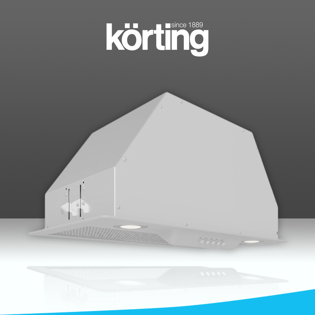 Вытяжка встраиваемая Korting KHI 6416 W белая