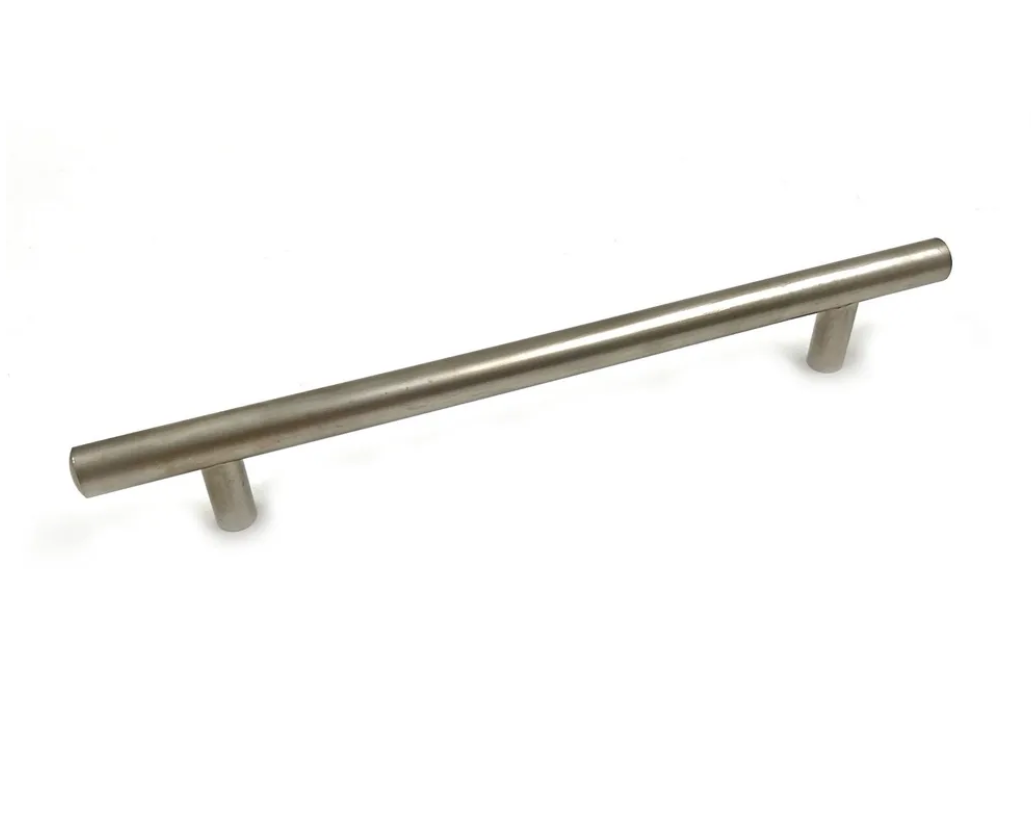 Мебельная ручка-рейлинг 160/220, металл, матовый хром, 2 шт