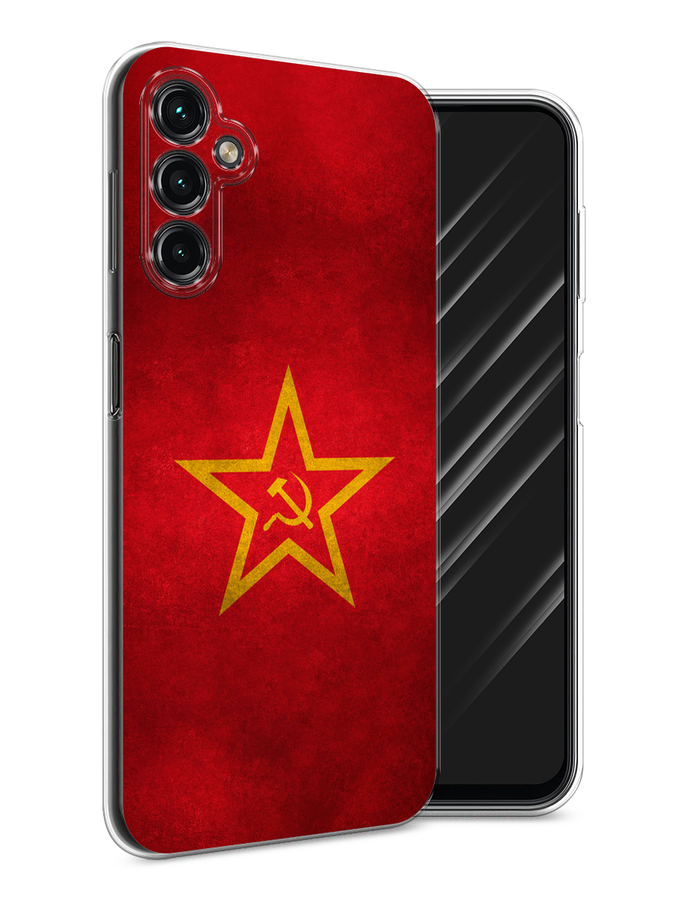 Чехол Awog на Samsung Galaxy A14 4G "Красное знамя"