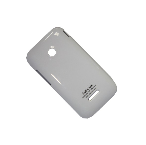 Чехол Huawei U8685D (Ascend Y210) пластик лакированный SGP Case Ultra Slider <белый>