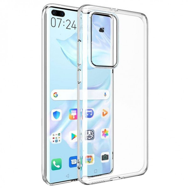 TPU чехол Epik Clear Case для Huawei P40 (Прозрачный)