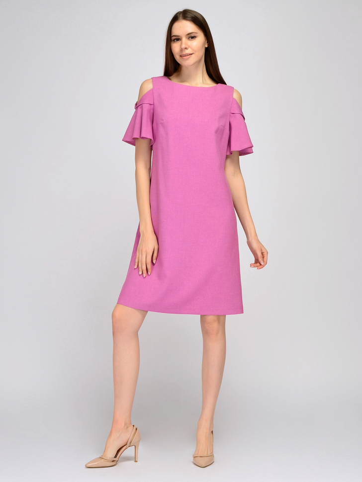 Платье женское Viserdi 9298 фиолетовое 48 RU