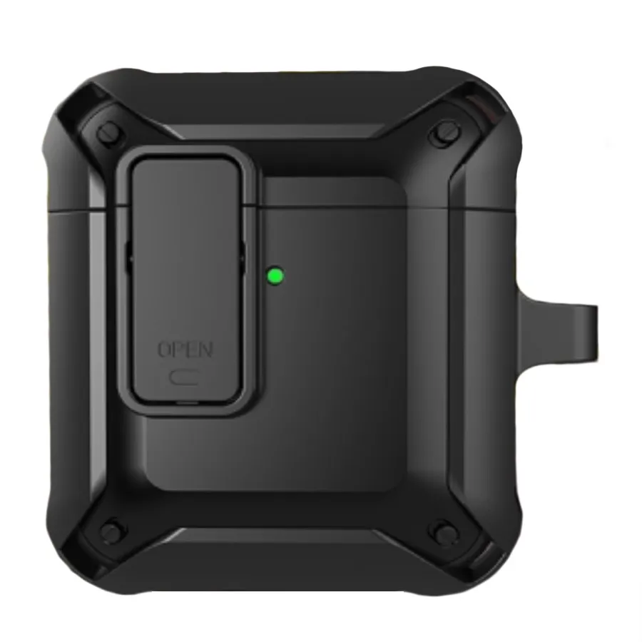 Чехол WiWU Mecha AirPods Case для AirPods 1 / 2 Black + Black