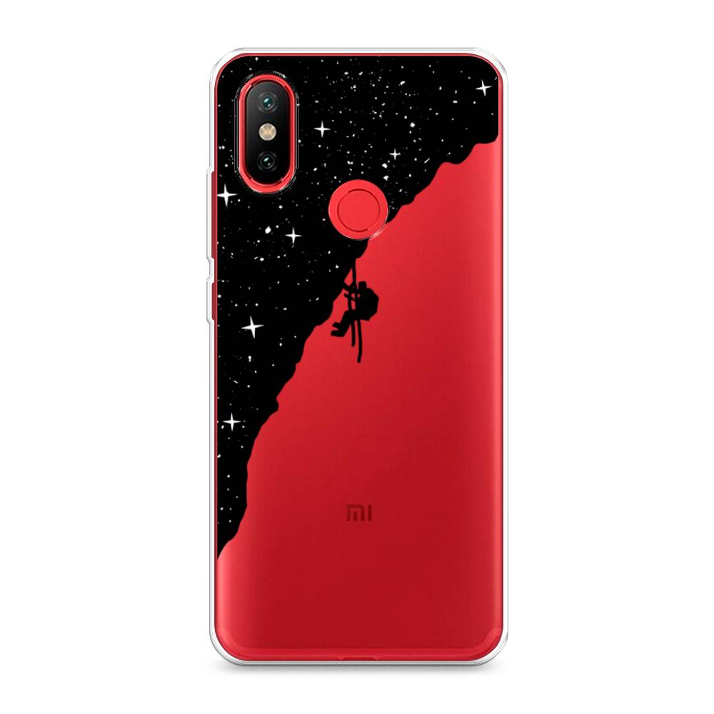 Чехол Awog на Xiaomi Mi 6X/A2 "Скалолаз в космосе"