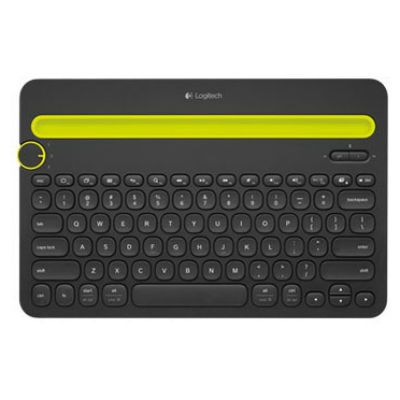 Беспроводная клавиатура Logitech K480 Yellow/Black (920-006368)