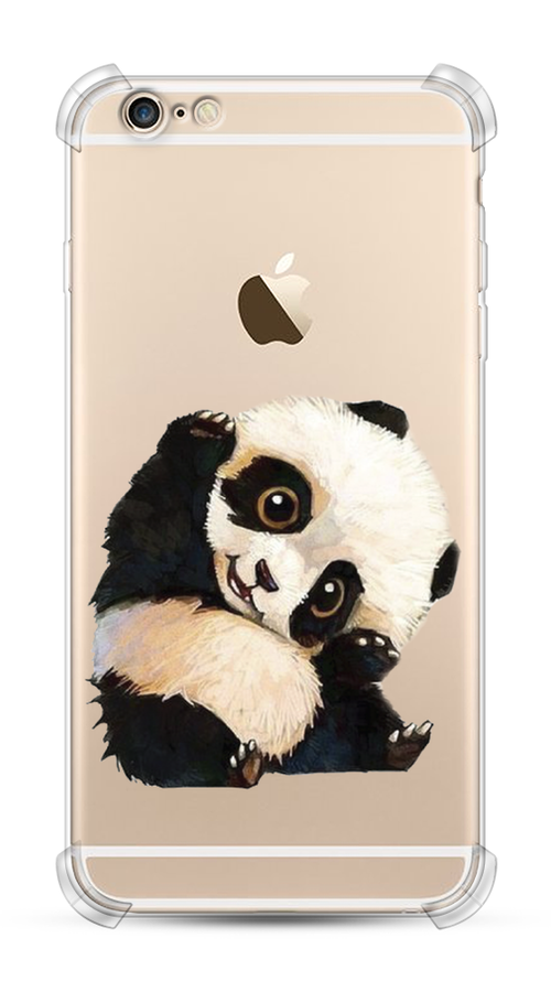 Чехол Awog на Apple iPhone 6S / Айфон 6S "Большеглазая панда"