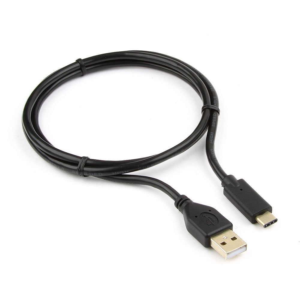 Кабель Cablexpert CCP-USB2-AMCM-1M USB - USB Type-C 1 м, черный