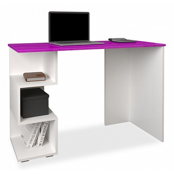 Письменный стол Мебелеф Мебелеф-7, фиолетовый