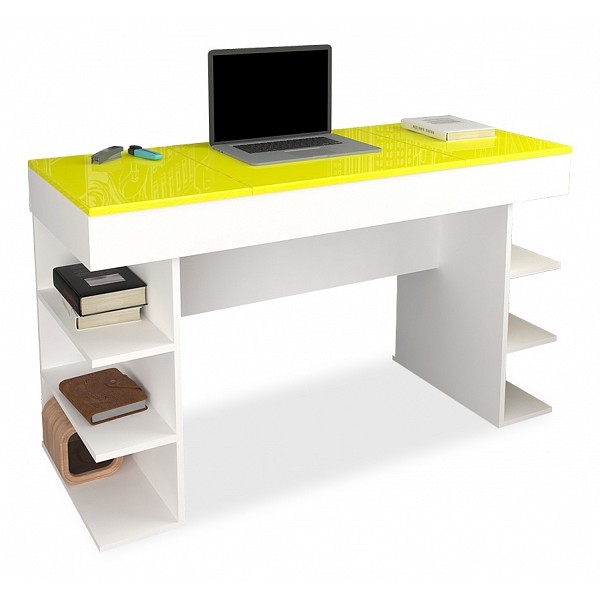 Письменный стол Мебелеф Мебелеф-12, желтый