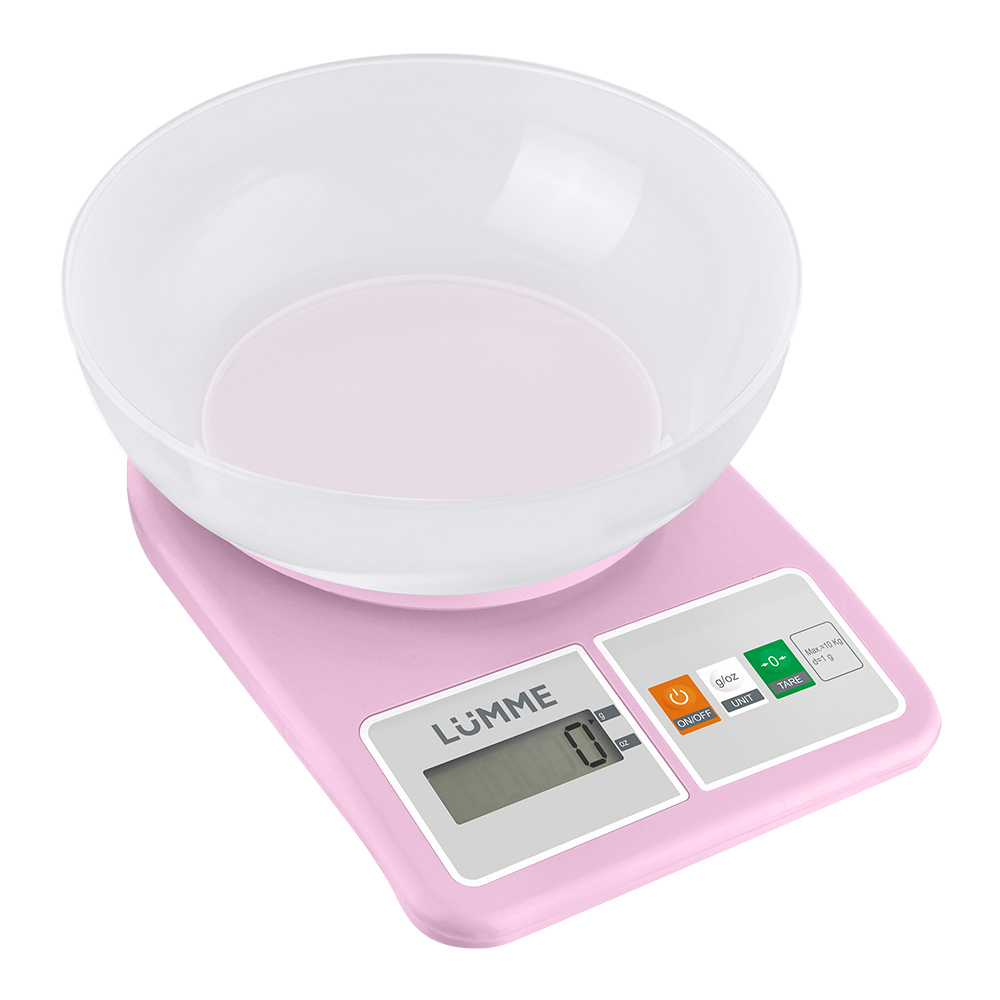 Весы кухонные LUMME LU-SC1360 розовые