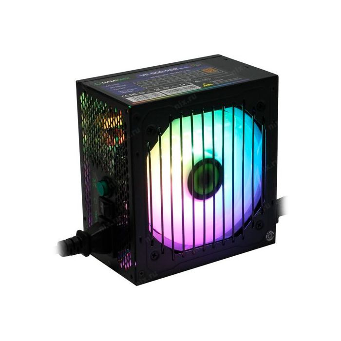 Блок питания GAMEMAX VP-500-RGB80+ 500W