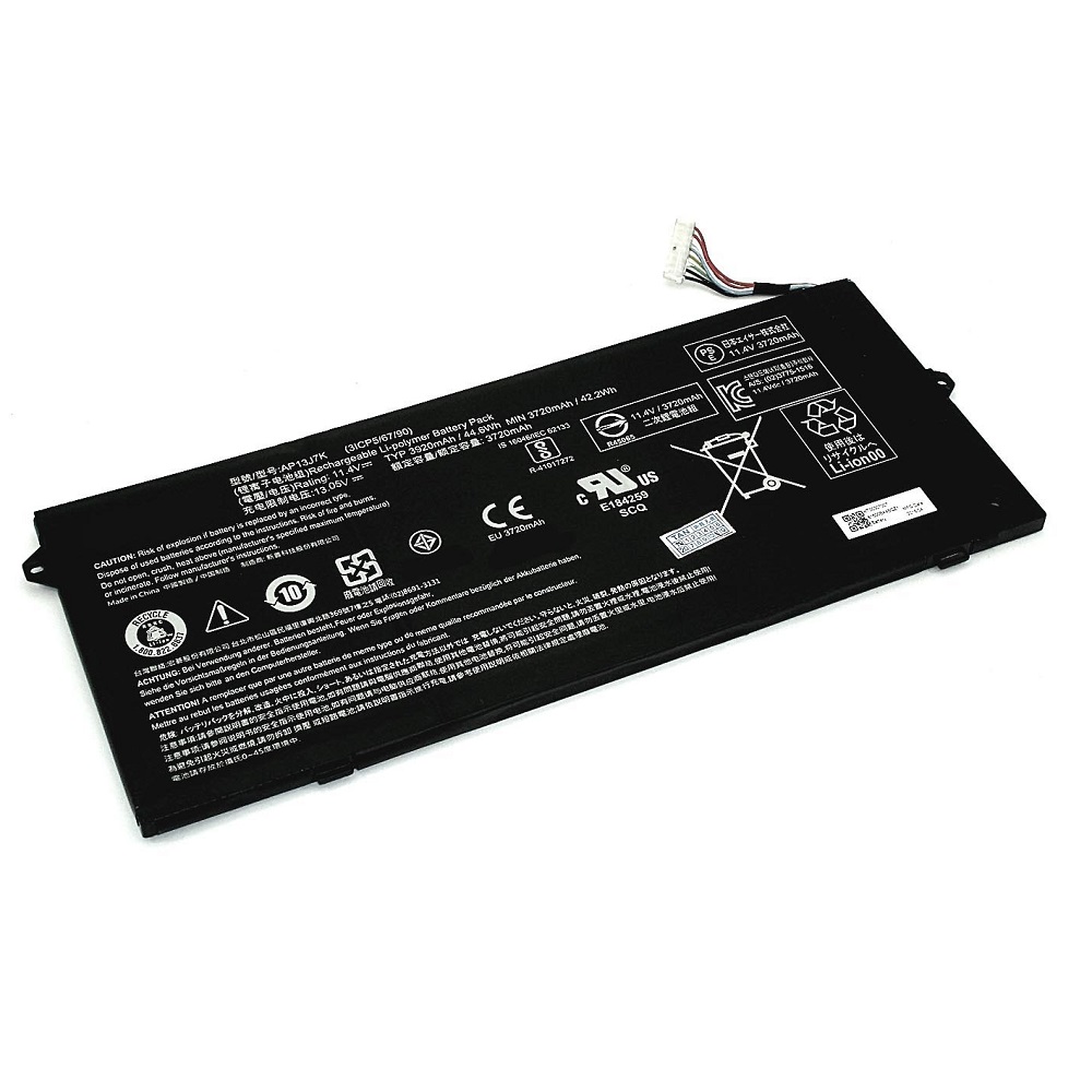 Аккумулятор для ноутбука Acer Chromebook C740 AP13J7K 11.4V 3920mAh Black