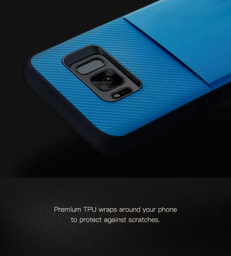 Чехол накладка TPU PC Rock Space Cana для Samsung Galaxy S8 Plus Синий