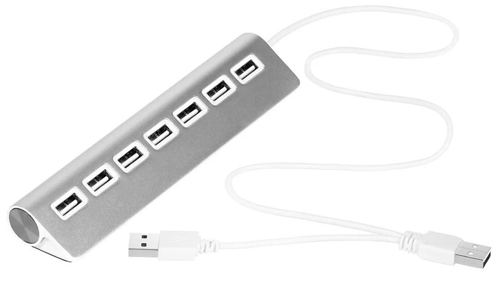 Разветвитель для компьютера Plug&Play USB Hub 2.0 на 7 портов